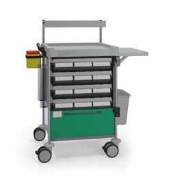 Medication Trolley with central support | Distinctive Medical