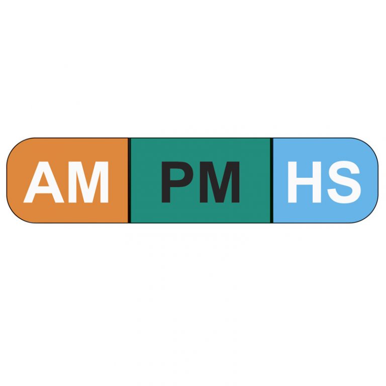 AM PM HS Label | Distinctive Medical