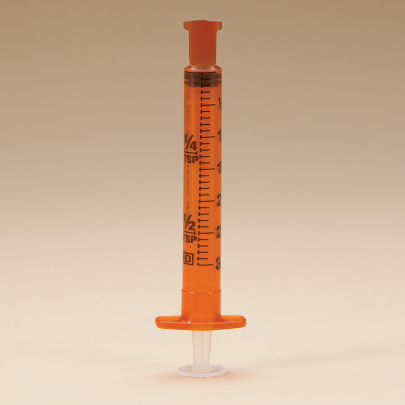 BD Oral Dispenser - Amber (1ml - 10ml) | Distinctive Medical