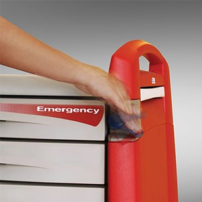 Avalo Emergency Cart – breakaway lock | Distinctive Medical