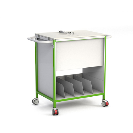 Patient Notes Trolley with Lockable Lid and Lower Tray | Distinctive ...